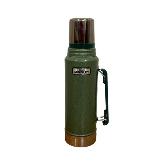 Stanley | Dining | Vtg Aladdin Stanley Green Steel Thermos Quart A944dh ...
